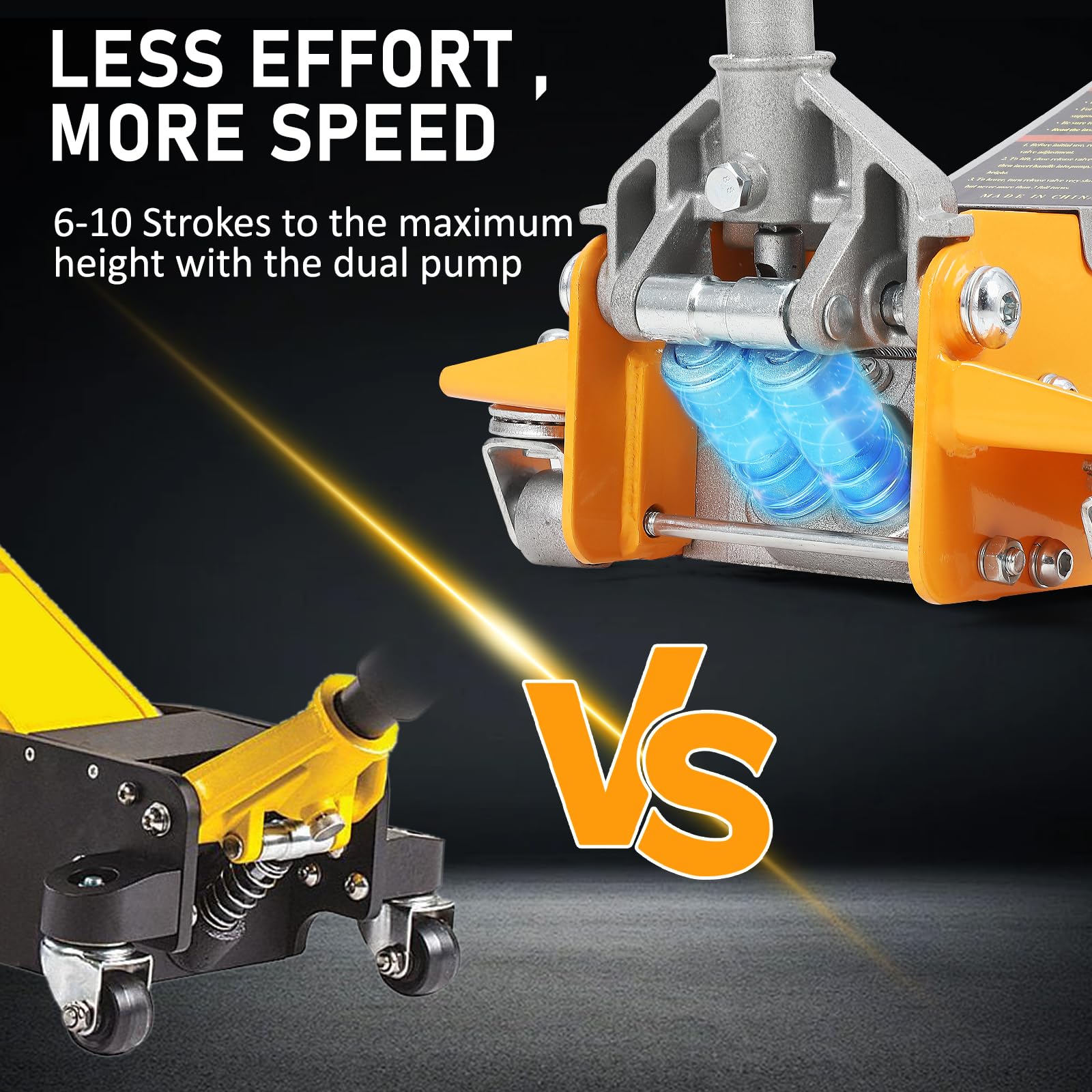 Snapklik.com : EuKer 3 Ton Low Profile Floor Jack For All Terrain ...