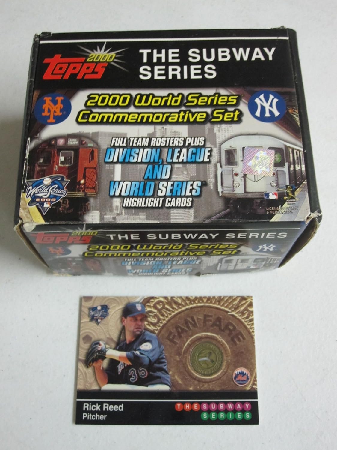 2000 Topps Subway Series New York Yankees vs New York Mets ...