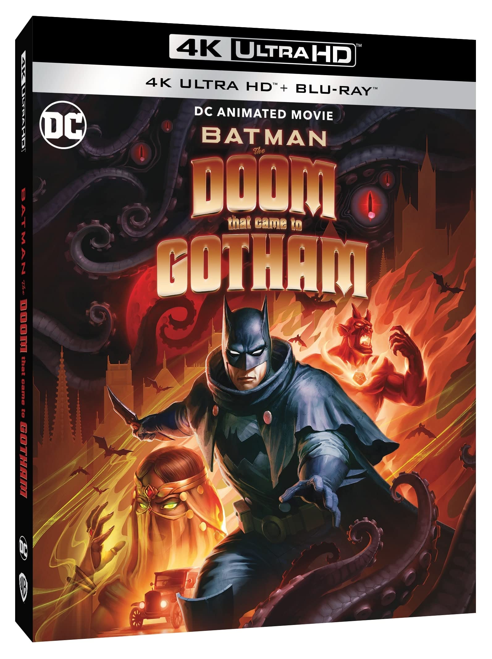 Batman : La Malédiction Qui s'abattit sur Gotham [4K Ultra HD + Blu-Ray-Édition boîtier ...
