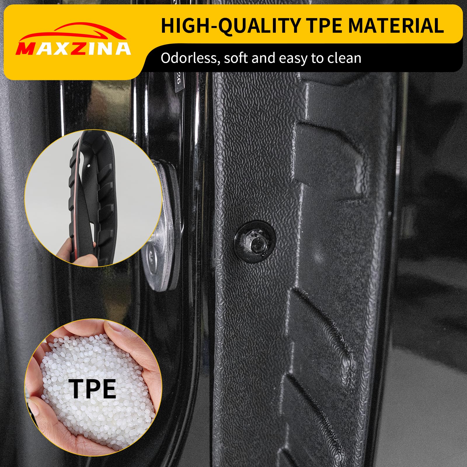 Snapklik.com : Maxzina Rear Door Edge Protectors Compatible