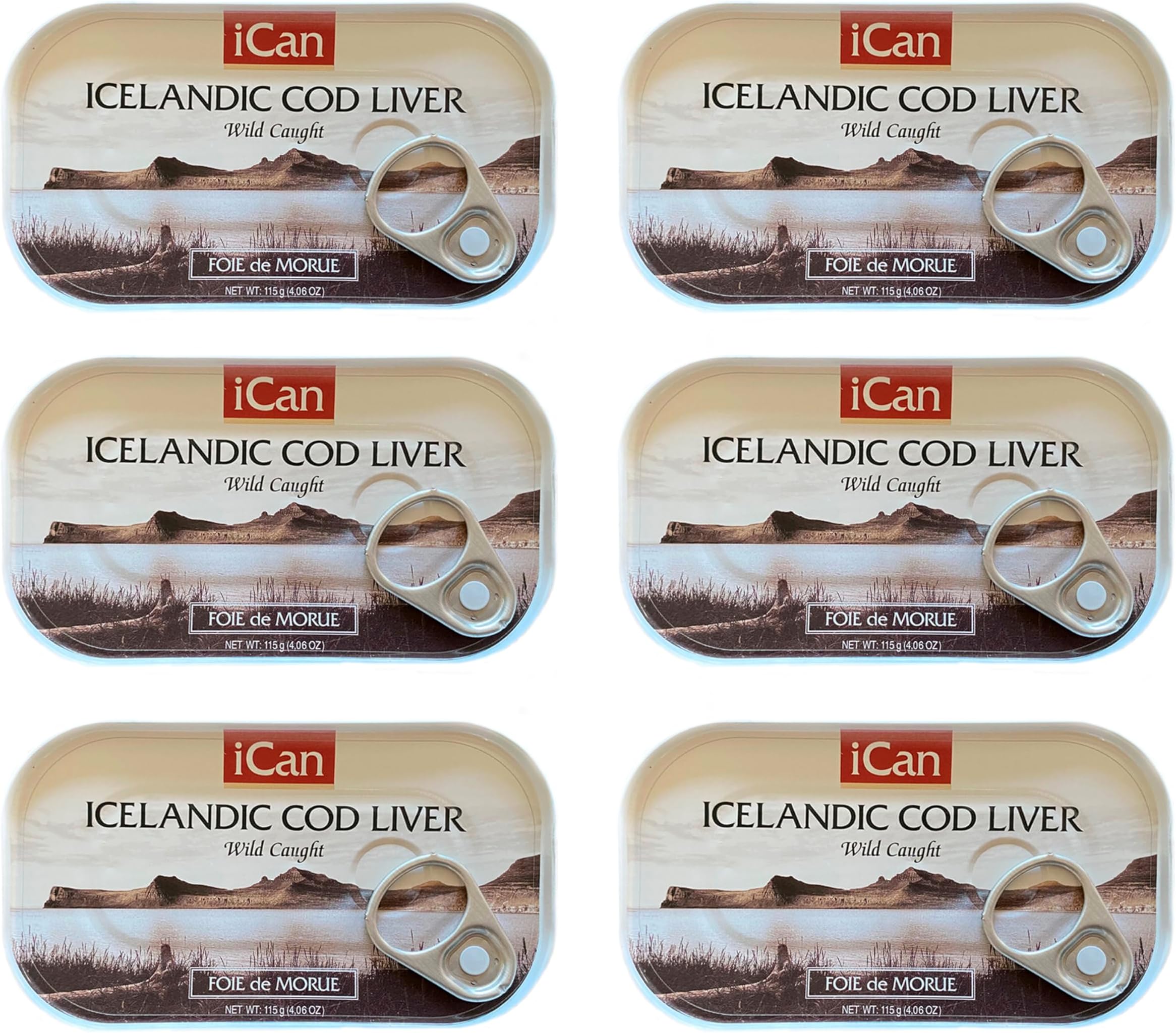 Amazon.com : ICan Icelandic Cod Liver in Own Oil Flavor:Natural Size ...