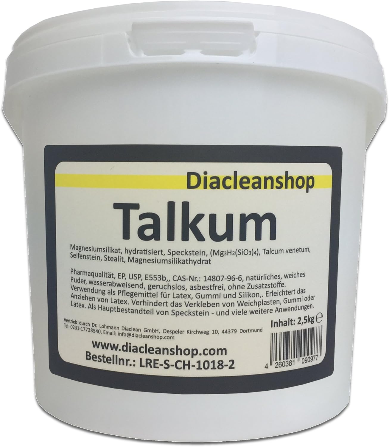 Talkum Puder 2,5kg: Amazon.de: Drogerie & Körperpflege