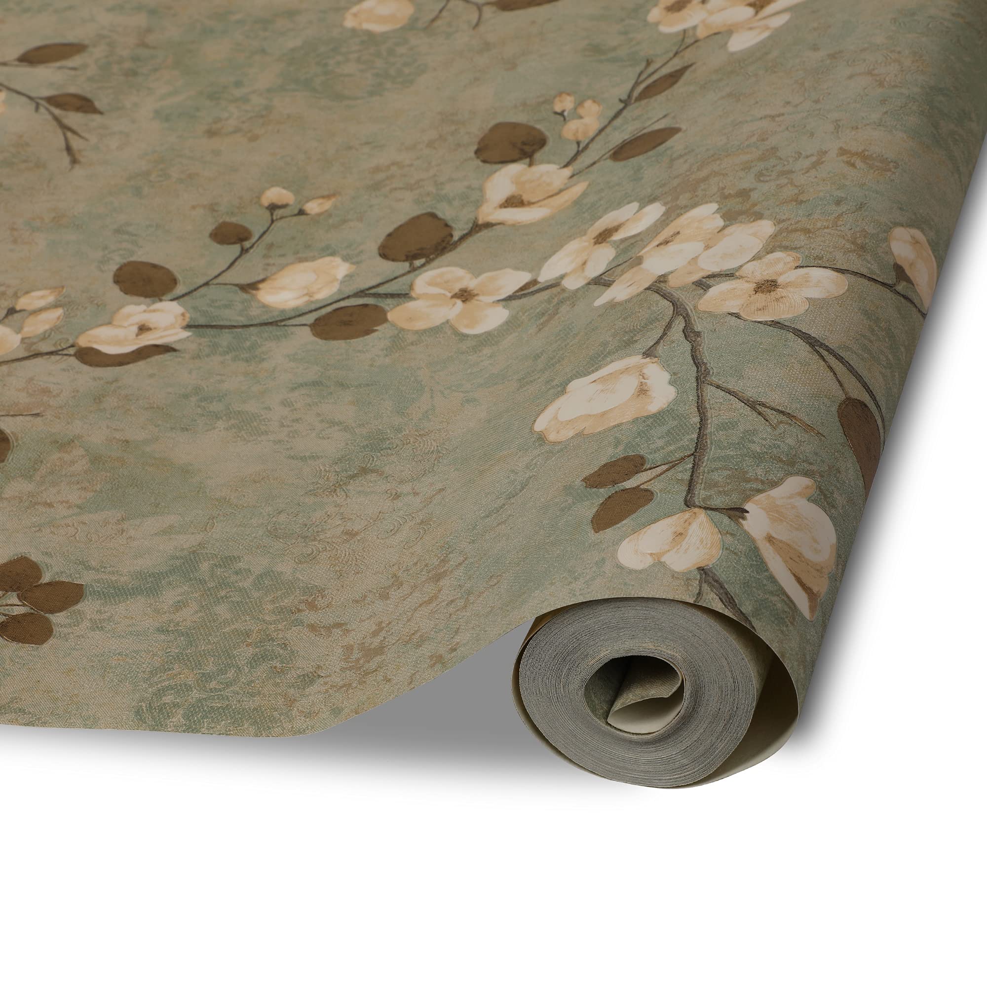 Buy WallMall Little Cute Leaf Floral Wallpaper for Living Room roll ...