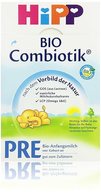 Hipp Pre Bio Combiotik Anfangsmilch vongeburt an, 1er Pack (1 x 600g ...