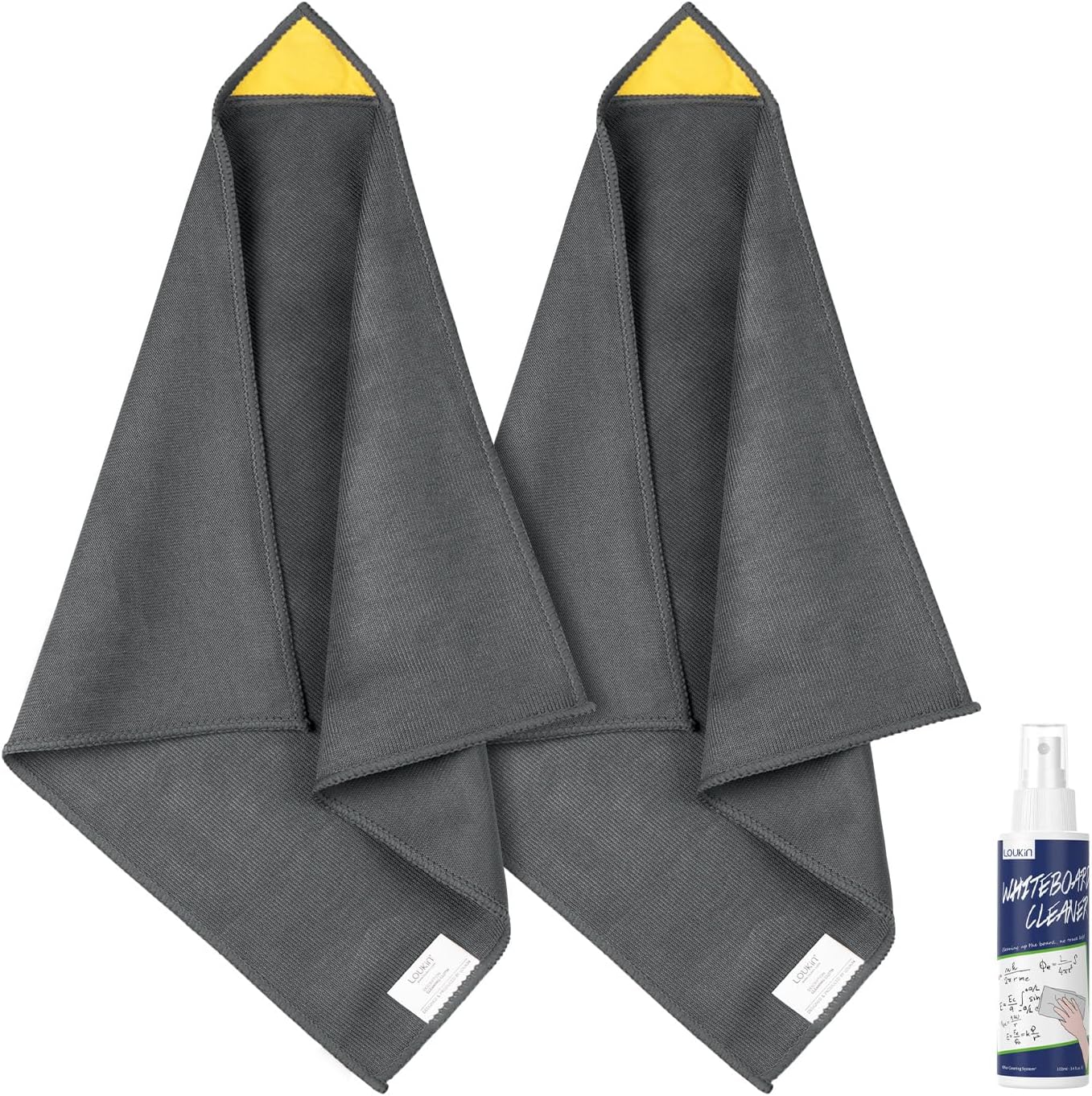 loukin 2pcs Magnetic Whiteboard Cleaning Cloth, Dry Erase Cleaning ...