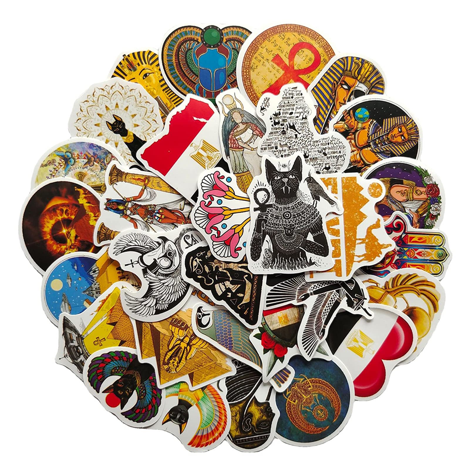 Buy Ancient Egypt Stickers, 50PCs, Lost Civilizations Pyramid Sphinx ...
