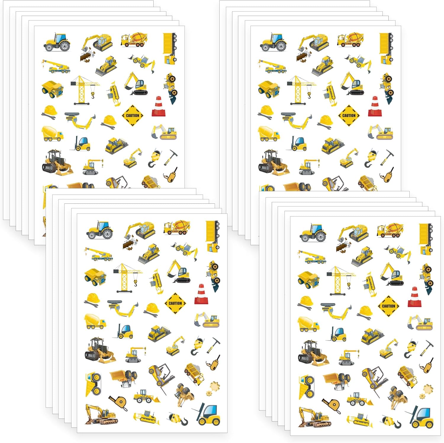 Amazon.com: 936PCS Construction Zone Party Stickers Party Favors ...