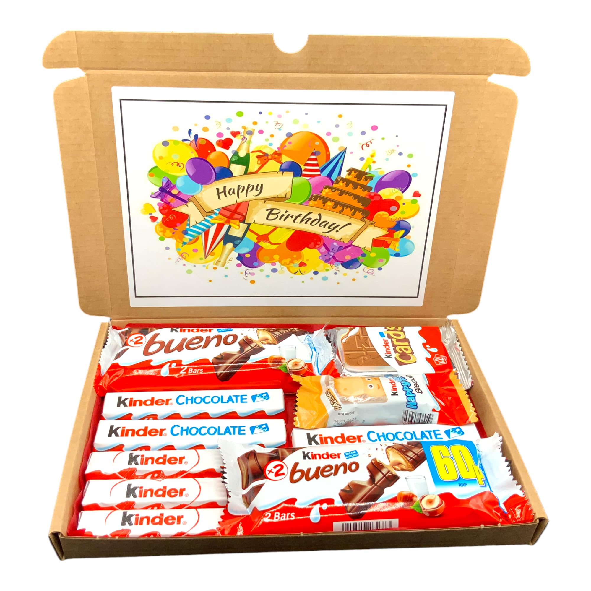 Kinder Chocolate Hamper Gift Box, Birthday Present, Medium Kinder Sweet ...