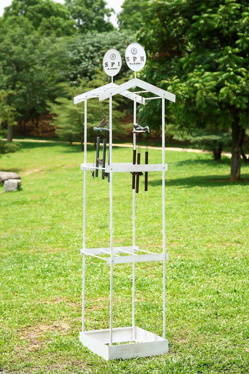 Amazon.com : Wind Chime Display Rack Pedestal : Wind Bells : Patio ...