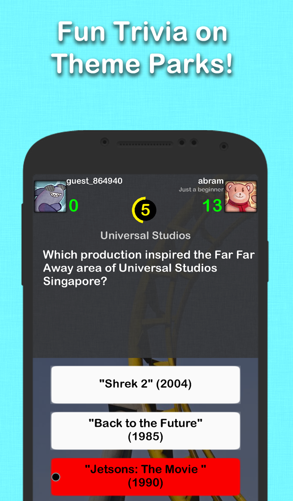 Theme Park Quiz Game - App on Amazon Appstore