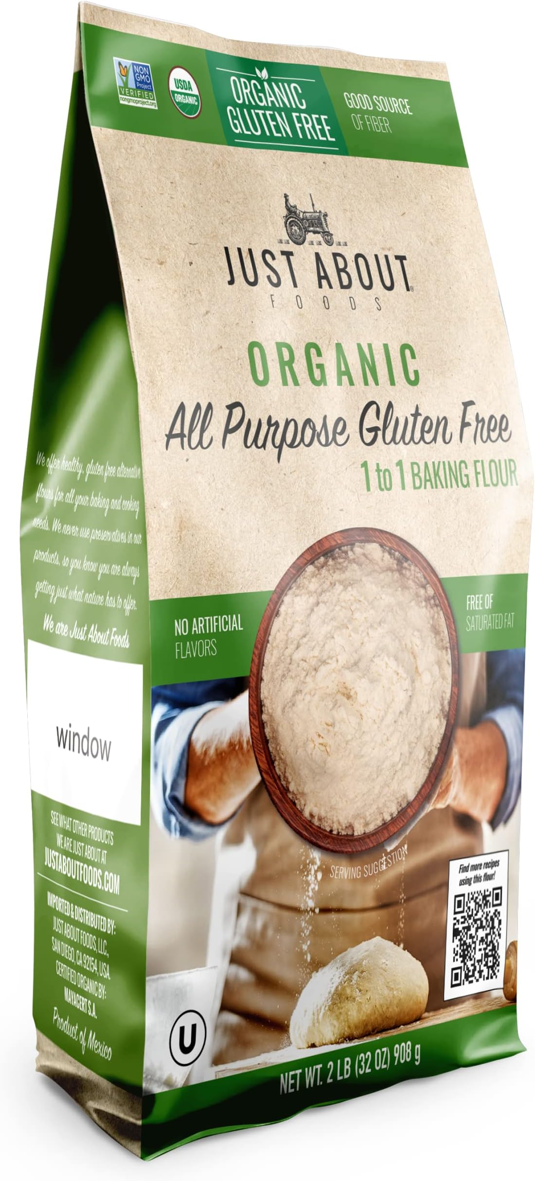 Amazon.com : MANINIS GLUTEN FREE Multi Purpose Flour, 80 OZ : Grocery ...