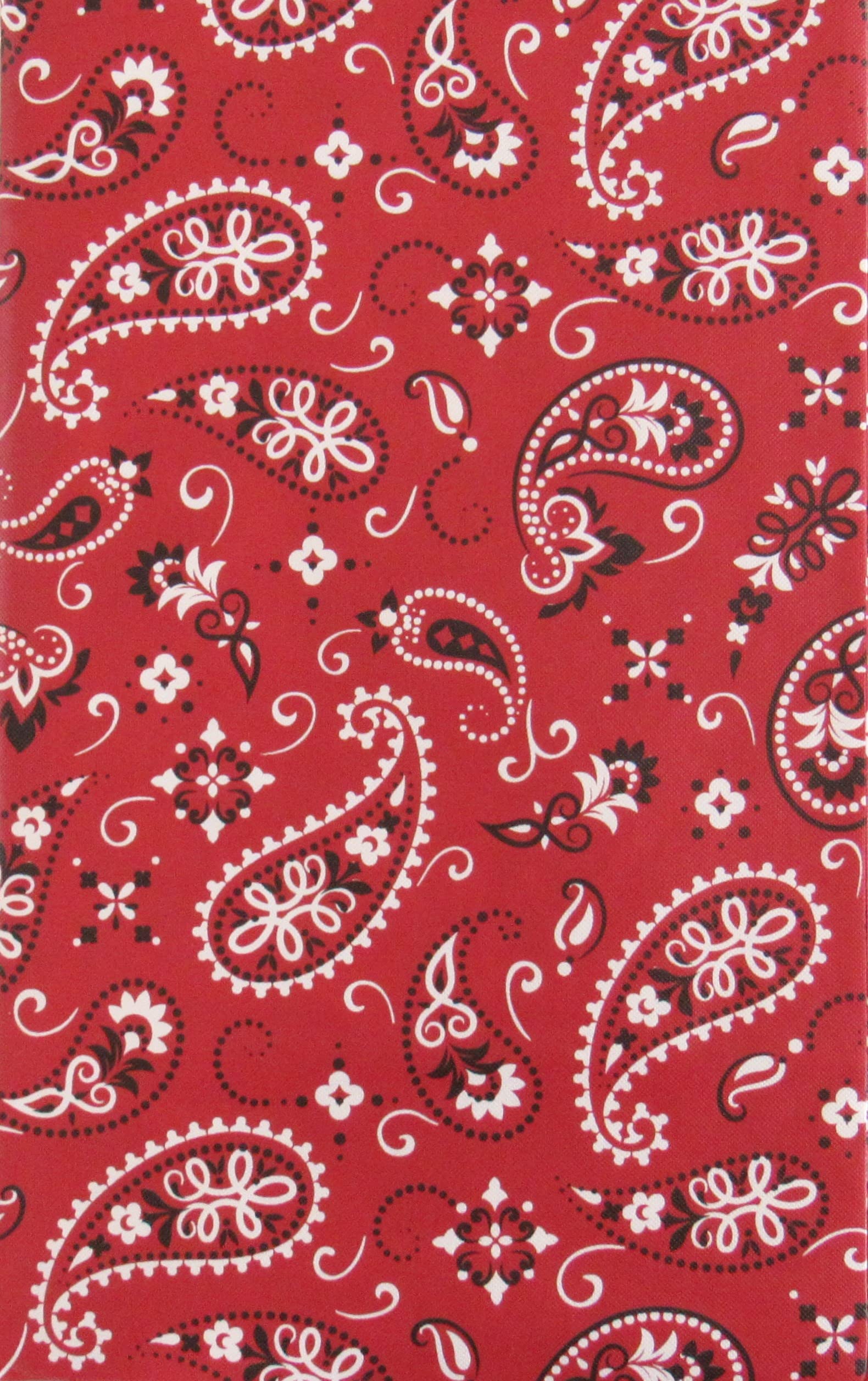 Black And Red Paisley Background