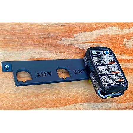Amazon.com: Fennoral Battery Holder/Battery Wall Mount Rack for Ryobi ...
