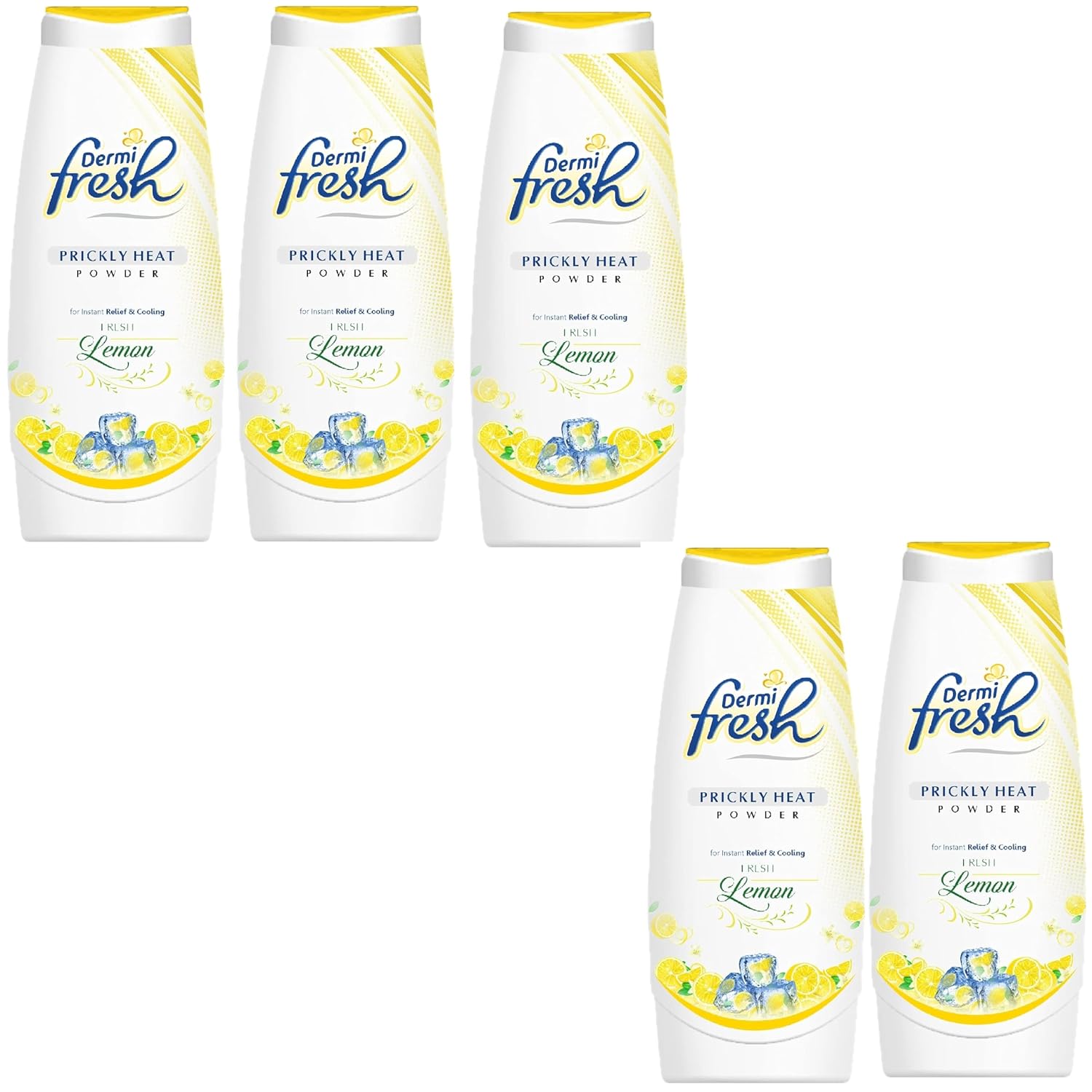 dermi fresh lemon powder(150g) pack of 5 : Amazon.in: Beauty