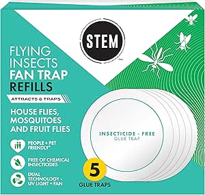 Amazon.com: STEM Glue Trap Reﬁll Pads for STEM Flying Insect Fan Trap ...