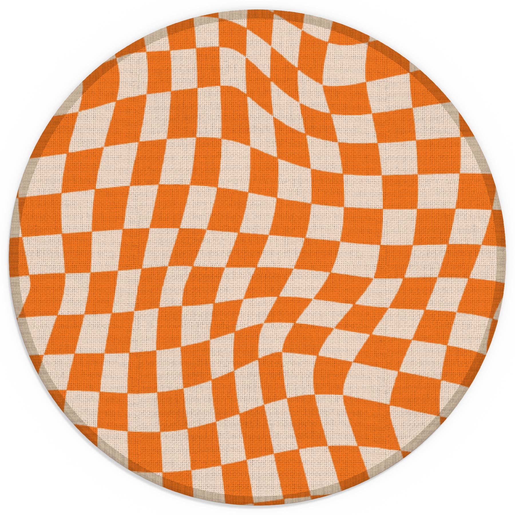Amazon.com: Orange Checkered Design Small Mouse Pad 7.9 x 7.9 Inches ...