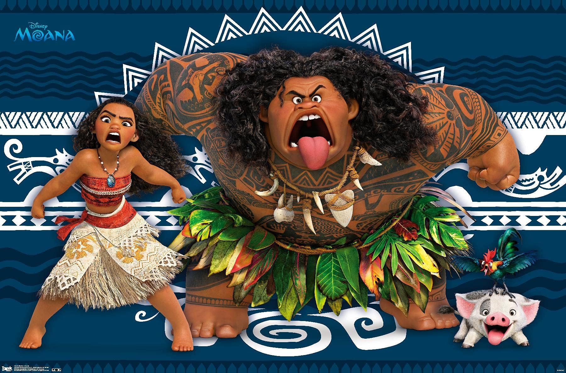 Amazon.com: Trends International Disney Moana - Pose Wall Poster, 22. ...