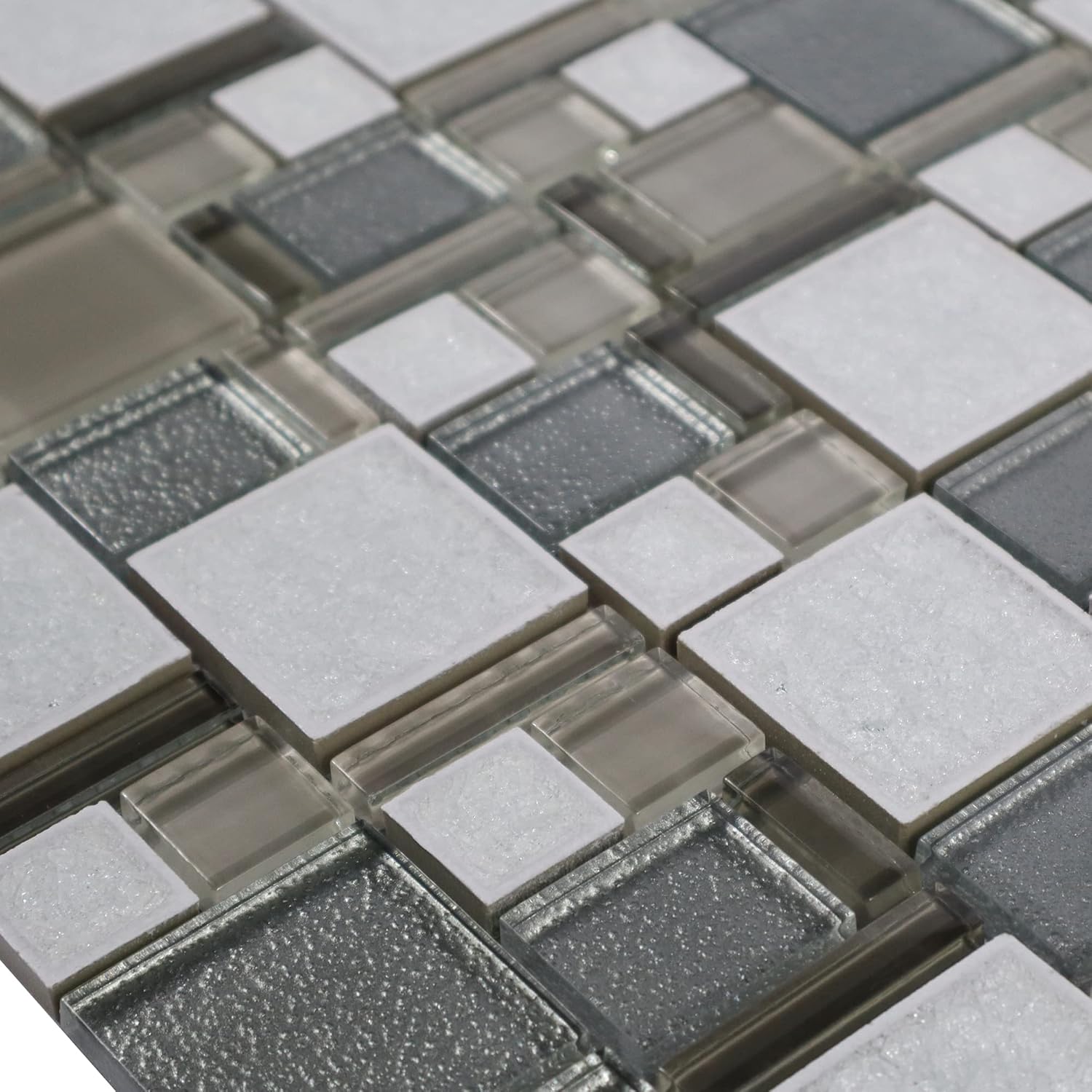 Buy Glass Blend Ice Crackle Versailles Wall Tile for Kitchen ...