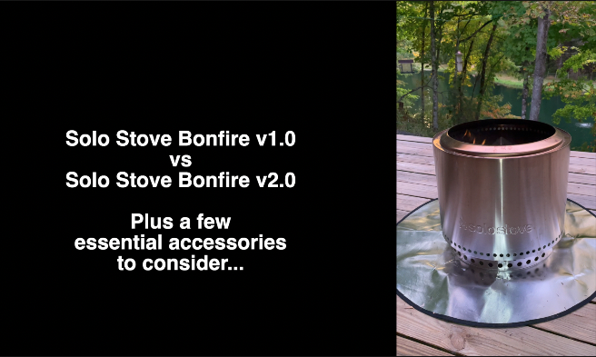 Watch Bonfire Solo Stove 1.0 v 2.0 What＇s Different? Accessories on ...
