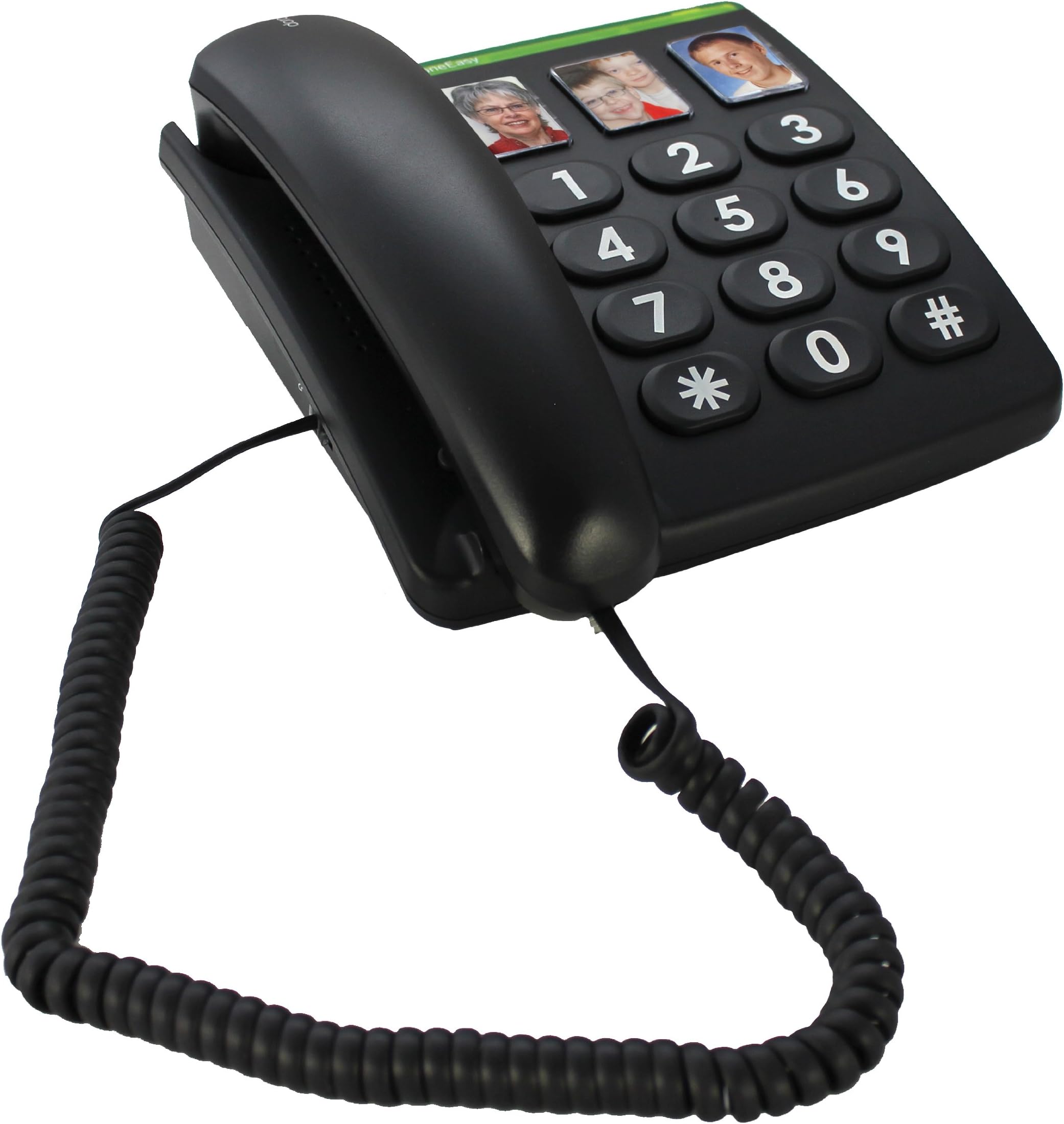 Doro PhoneEasy 331ph Schnurgebundenes Großtastentelefon mit 3 ...