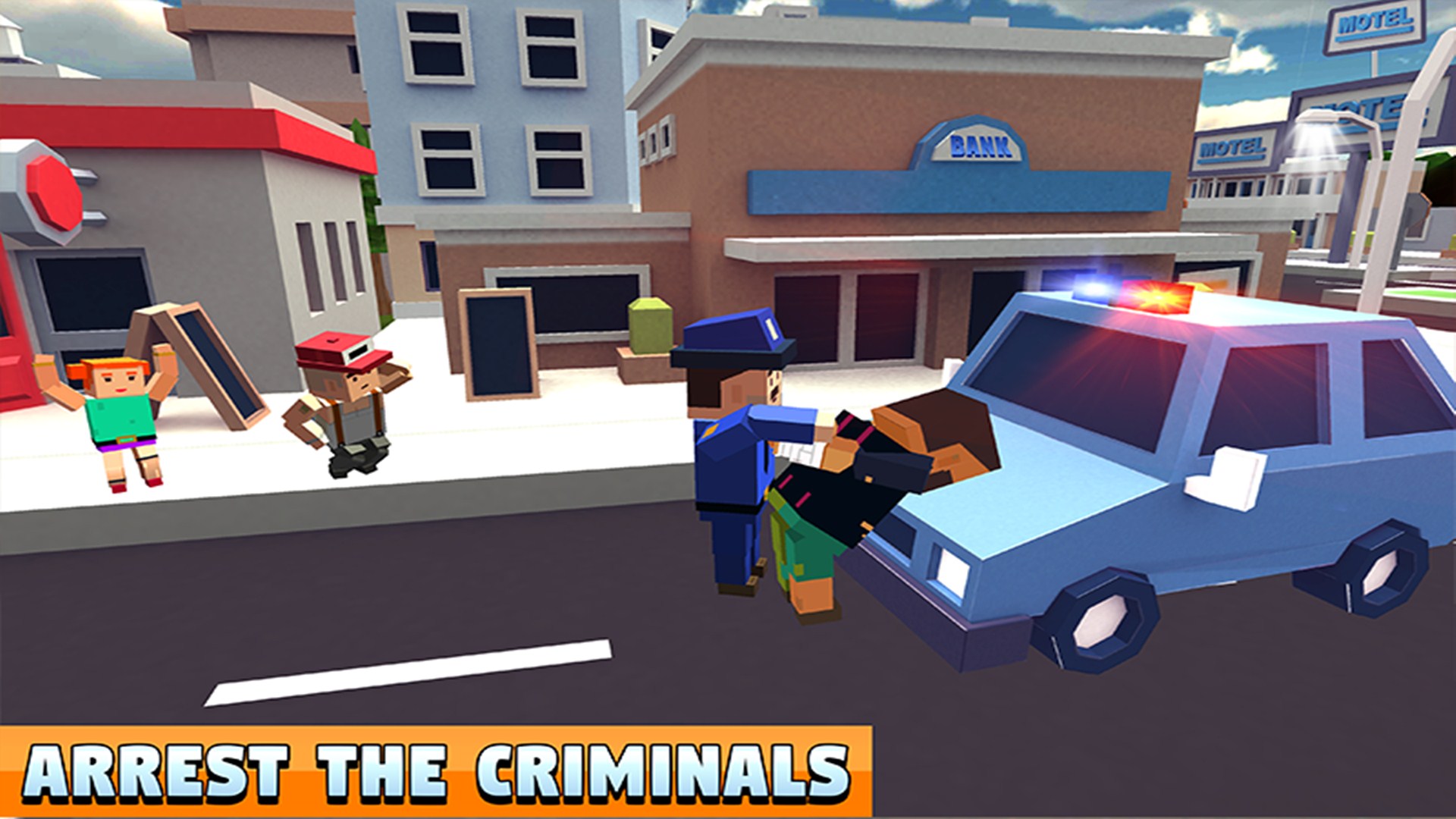 Blocky Police Dad Family: Criminals Chase Game - App on the Amazon Appstore
