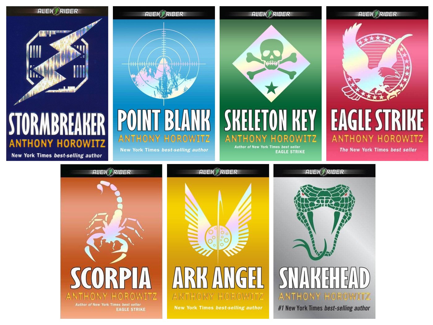 Amazon.com: Alex Rider 7 Book Set: Stormbreaker / Point Blank ...