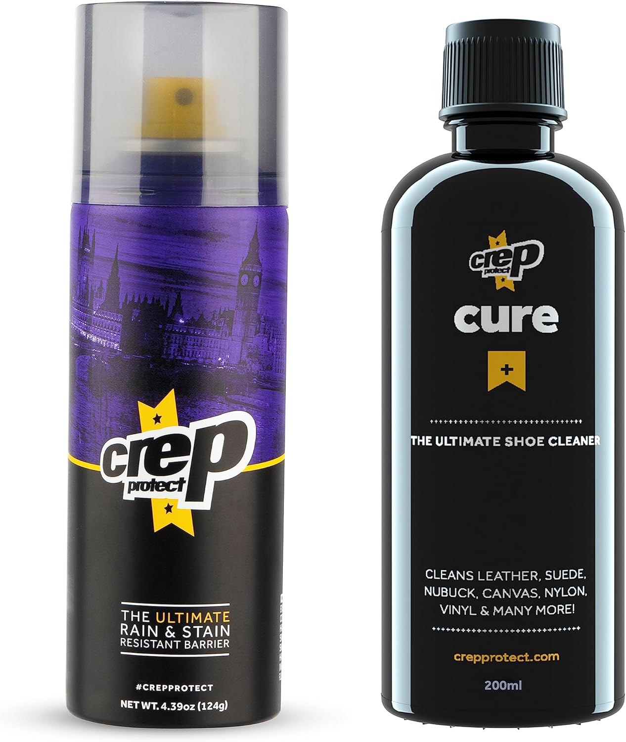 Amazon.com: Crep Protect Shoe Protector Spray & CURE Sneaker Cleaner ...