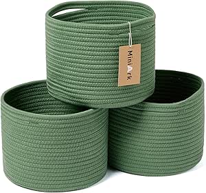 Amazon.com: MiniArk Small Basket for Organizing | Cube Shelf Closet ...