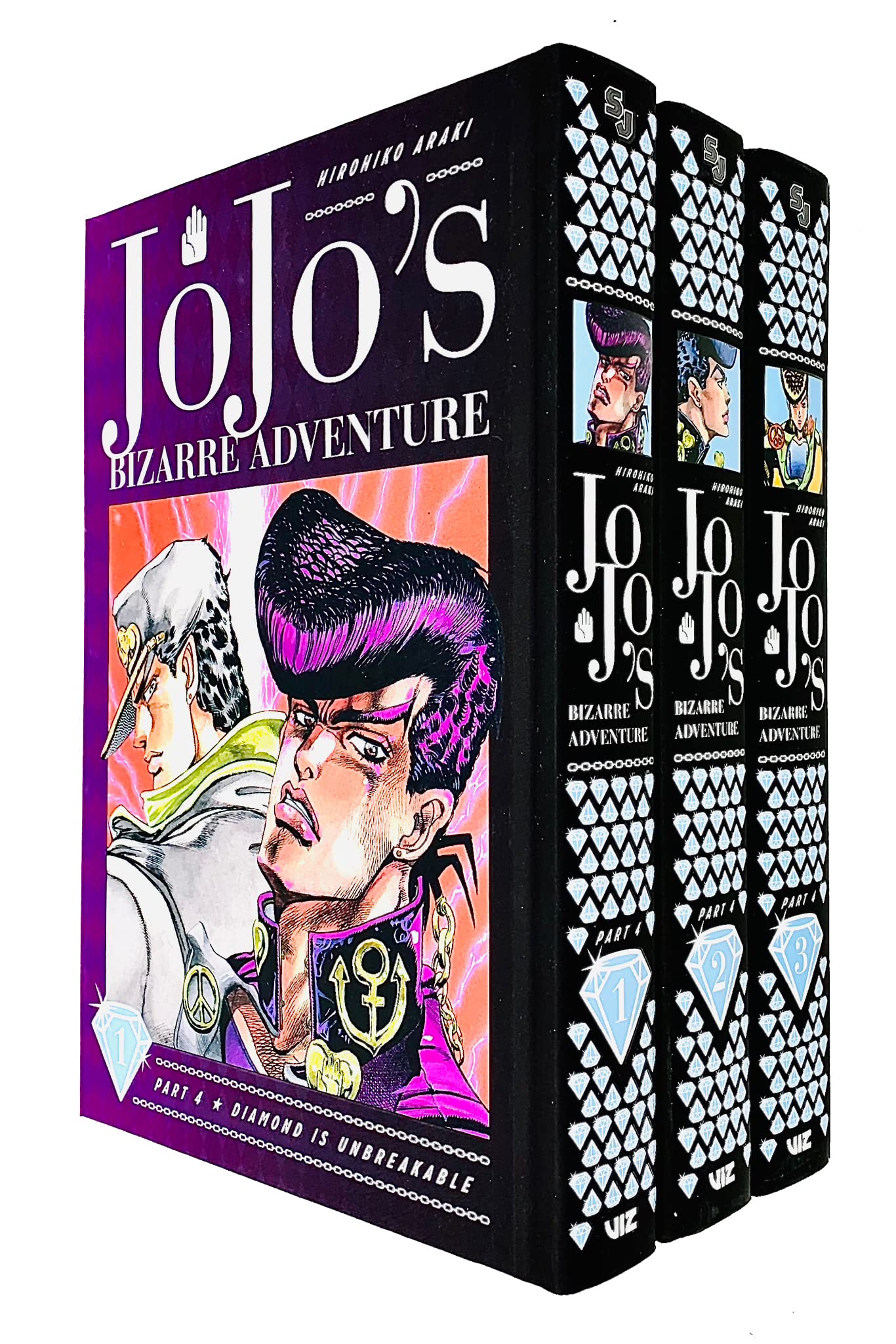 JoJos Bizarre Adventure Part 4 Diamond Is Unbreakable Vol 1-3 Collection 3 Books Set: Amazon.co ...
