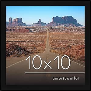 Amazon.com - Americanflat 10x10 Picture Frame with Shatter-Resistant ...