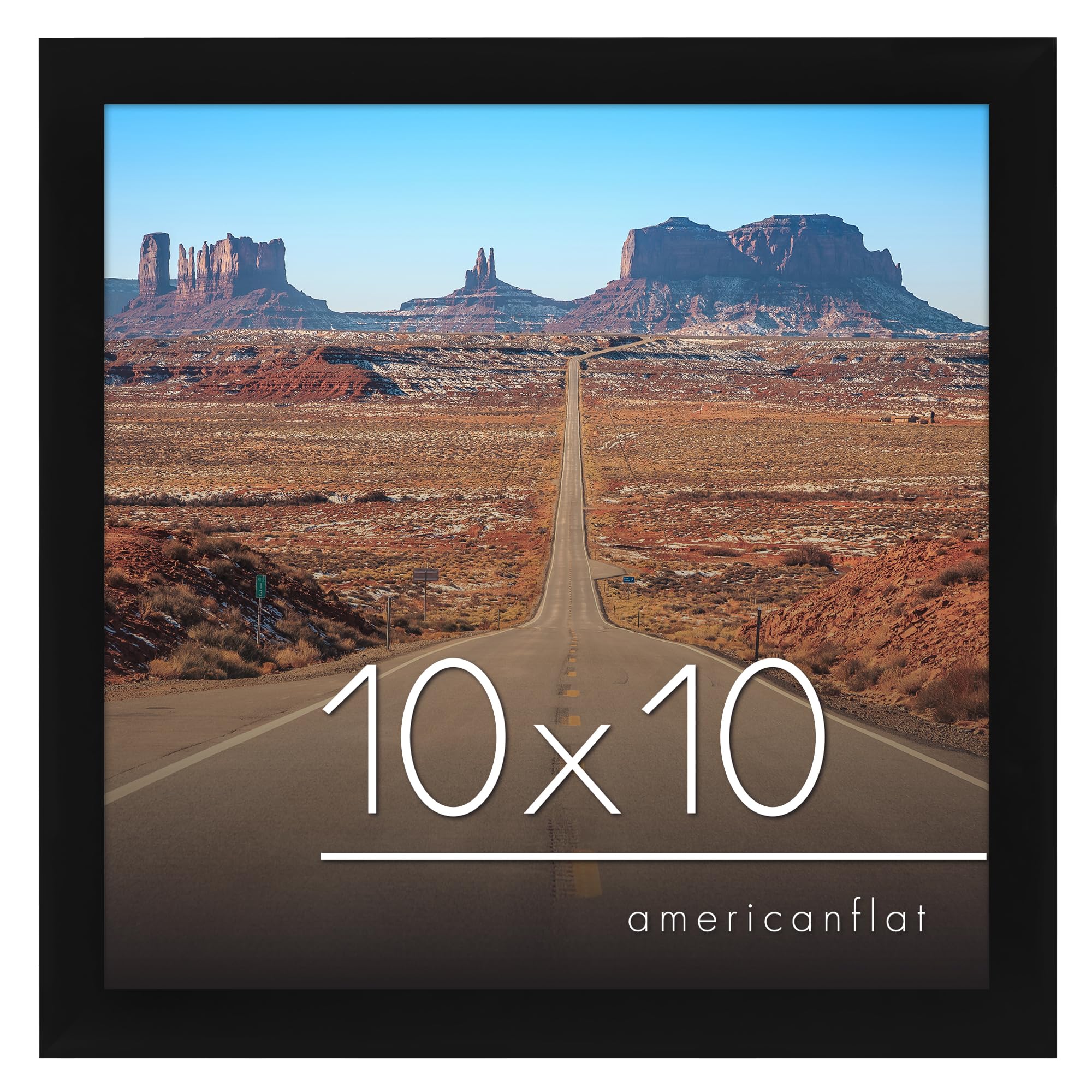 Snapklik.com : Americanflat 10x10 Picture Frame In Black - Engineered ...