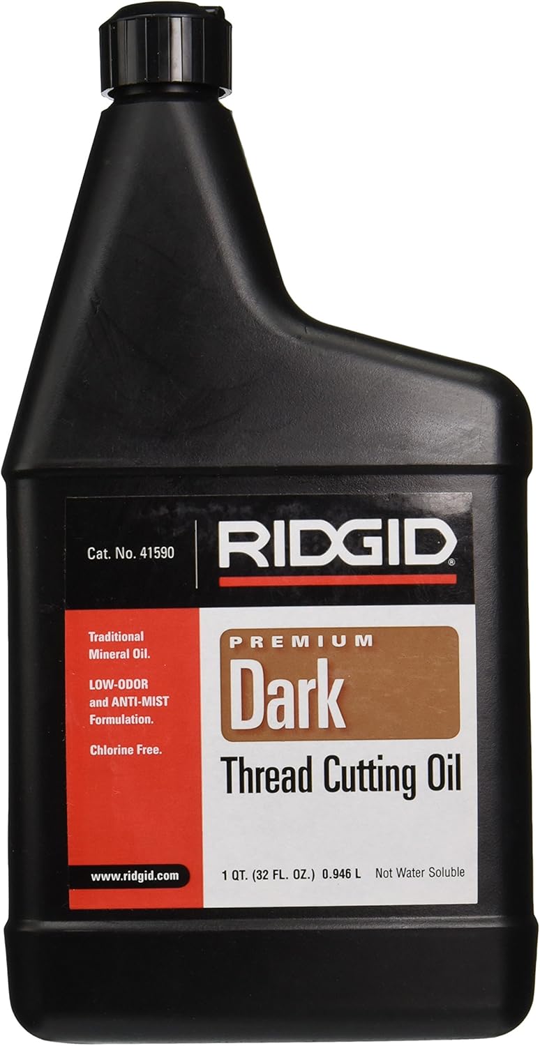 RIDGID 41590 Dark Threading Oil, 0.2-Gallon - Ratchets Percussion ...