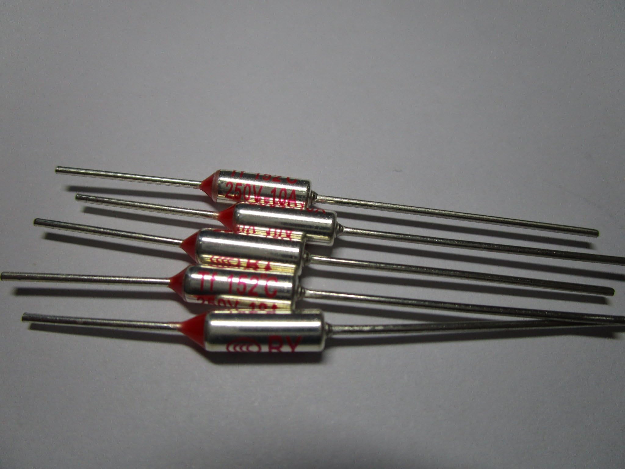 6 Pieces TF 152C 305.6F Thermal Fuse cutoff ry mini micro metal 15A ...