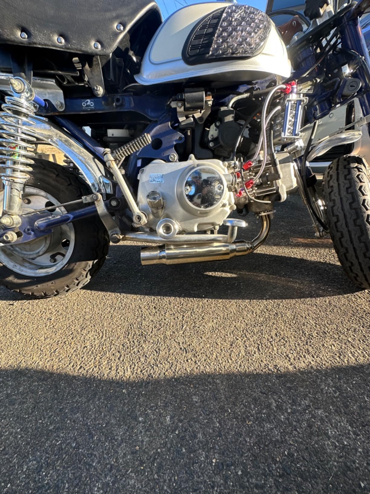 Amazon | ウイルズウィン(WirusWin) シャープダウンマフラー モンキーFI | フルエキゾースト | 車＆バイク