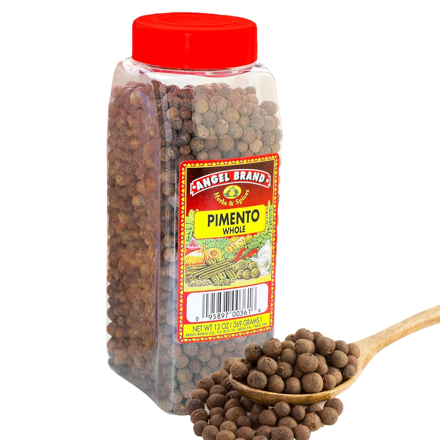 Amazon.com : Angel Brand Allspice Pimento Seed Whole 13 oz Bottle ...
