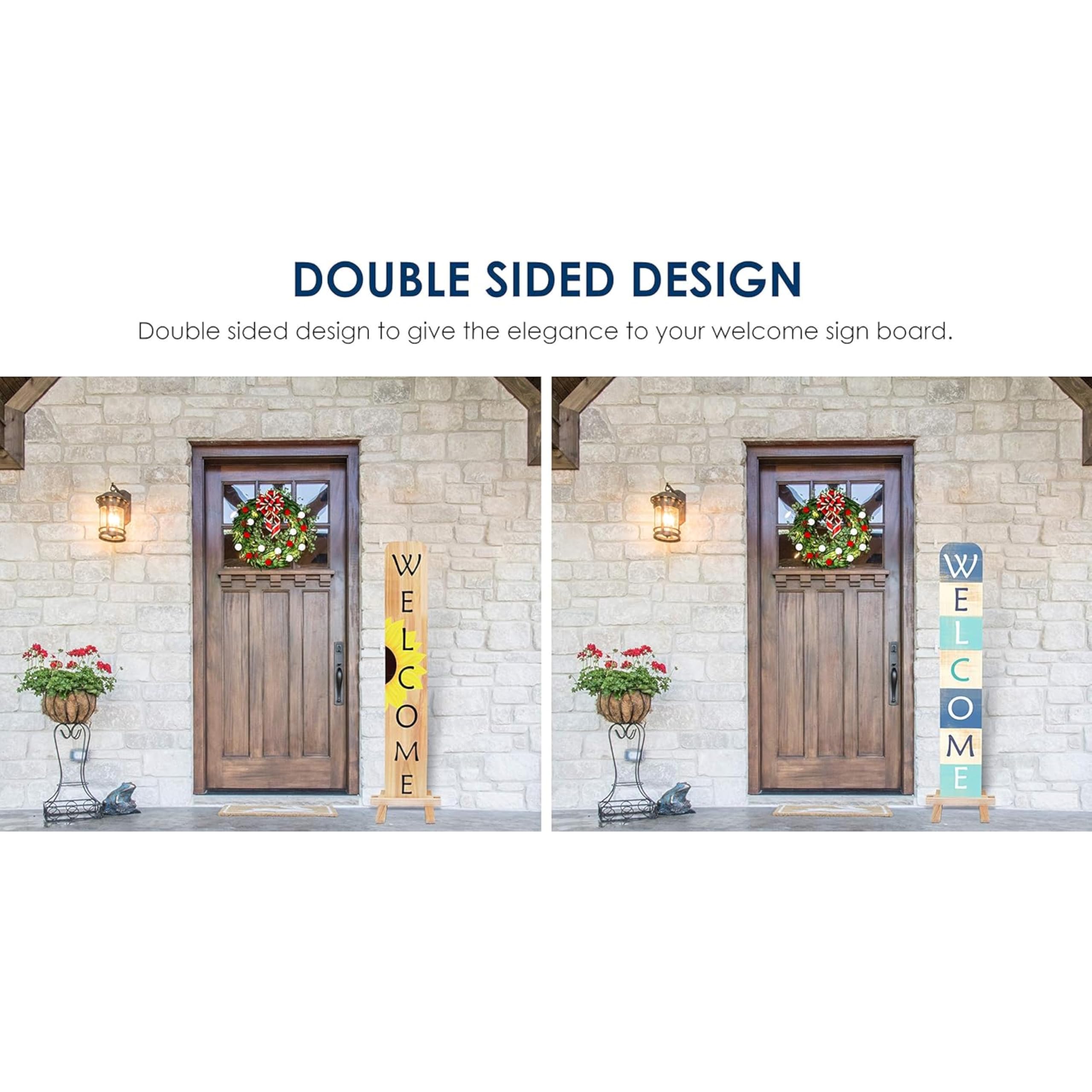Snapklik.com : Flybold Welcome Sign For Front Porch Outdoor Welcome ...