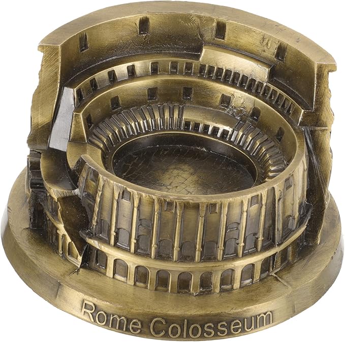 Amazon.com: CORHAD Ancient Rome Colosseum Metal Figurine Model ...