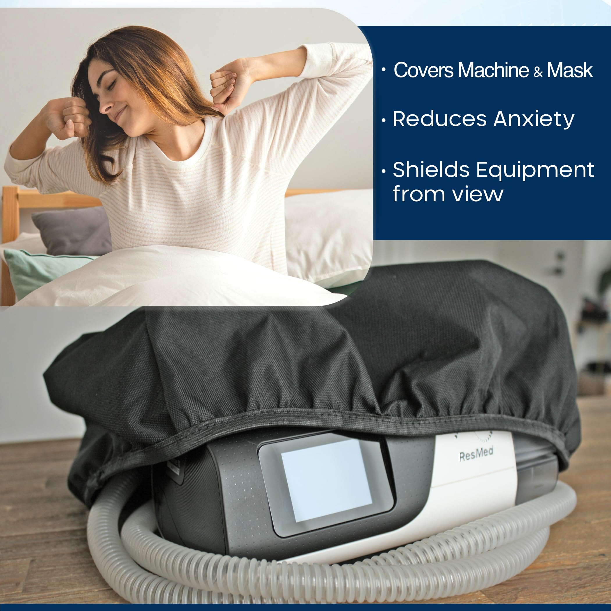 Snapklik.com : CPAP Tube & Mask Cover - Protective Dust Cover That Is ...