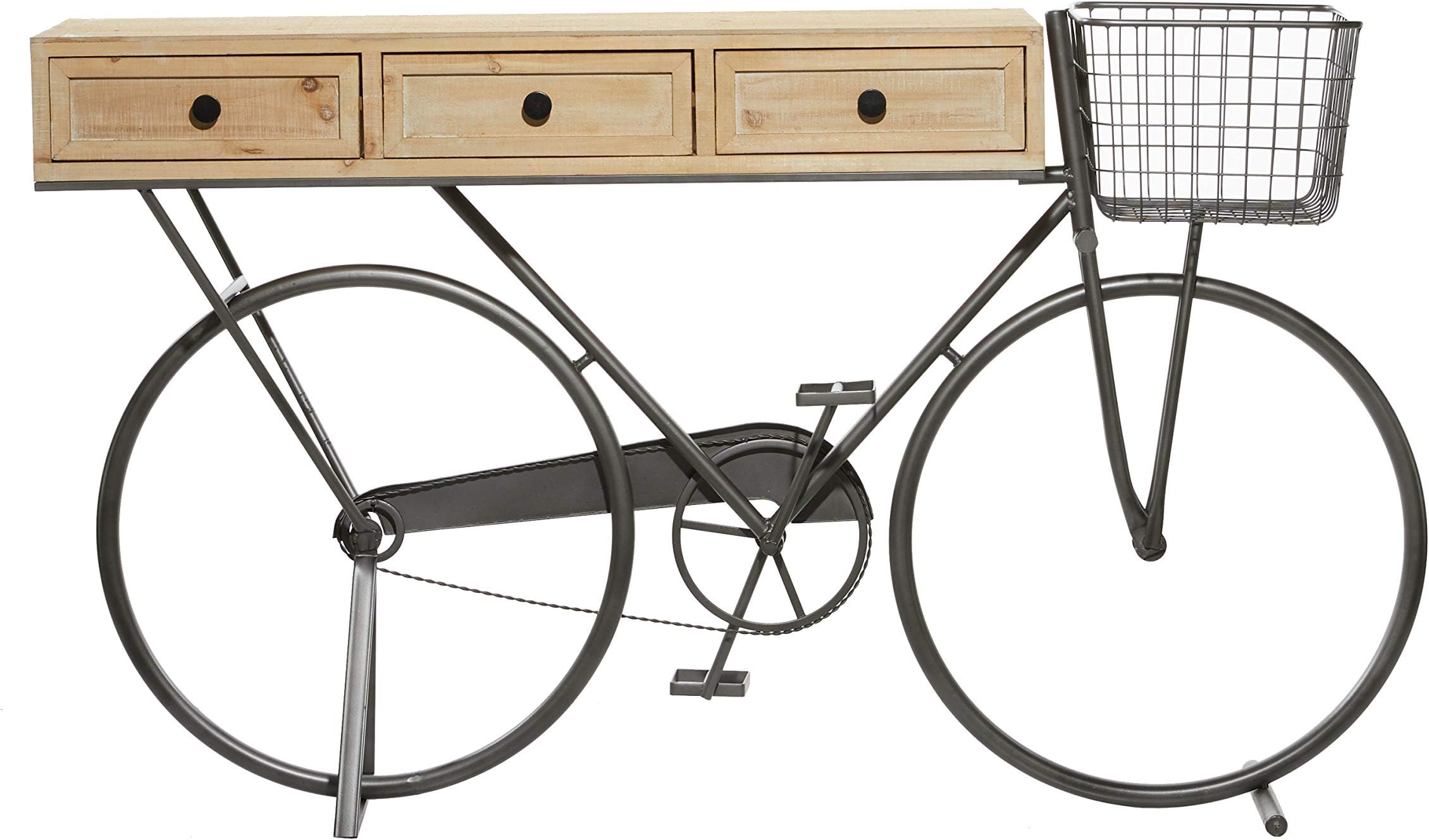 Amazon.com: Sagebrook Home Bicycle Console, Charcoal Accent Table, 64 ...