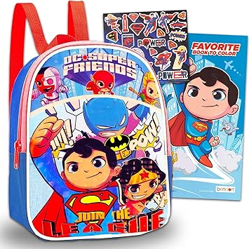 Amazon.com | DC Comics Superman and Friends Mini Backpack Toddler ...