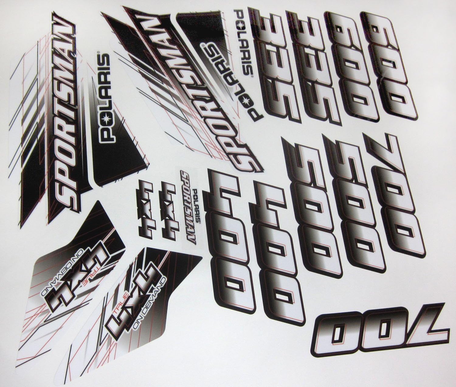 Amazon.com: AMR Racing ATV Graphics kit Sticker Decal Compatible with ...