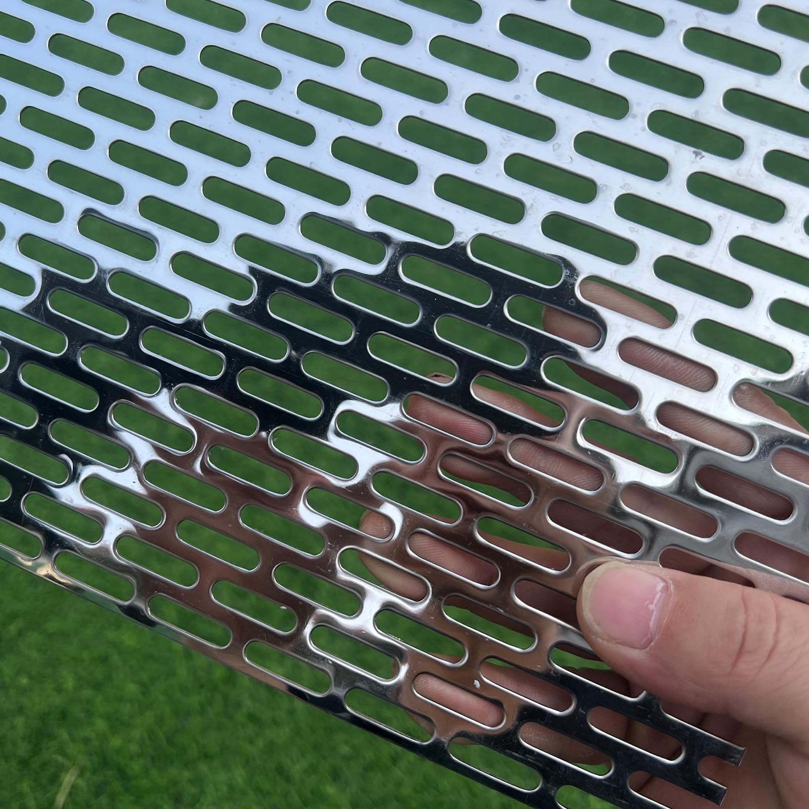 Snapklik.com : FengYoo 16"x12" Perforated Metal Sheets 19Gauge Expanded ...