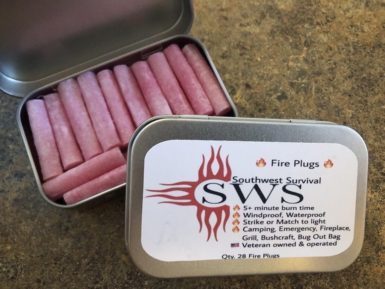 Amazon.com: Southwest Survival -Fire Starter Plugs (28) Waterproof ...