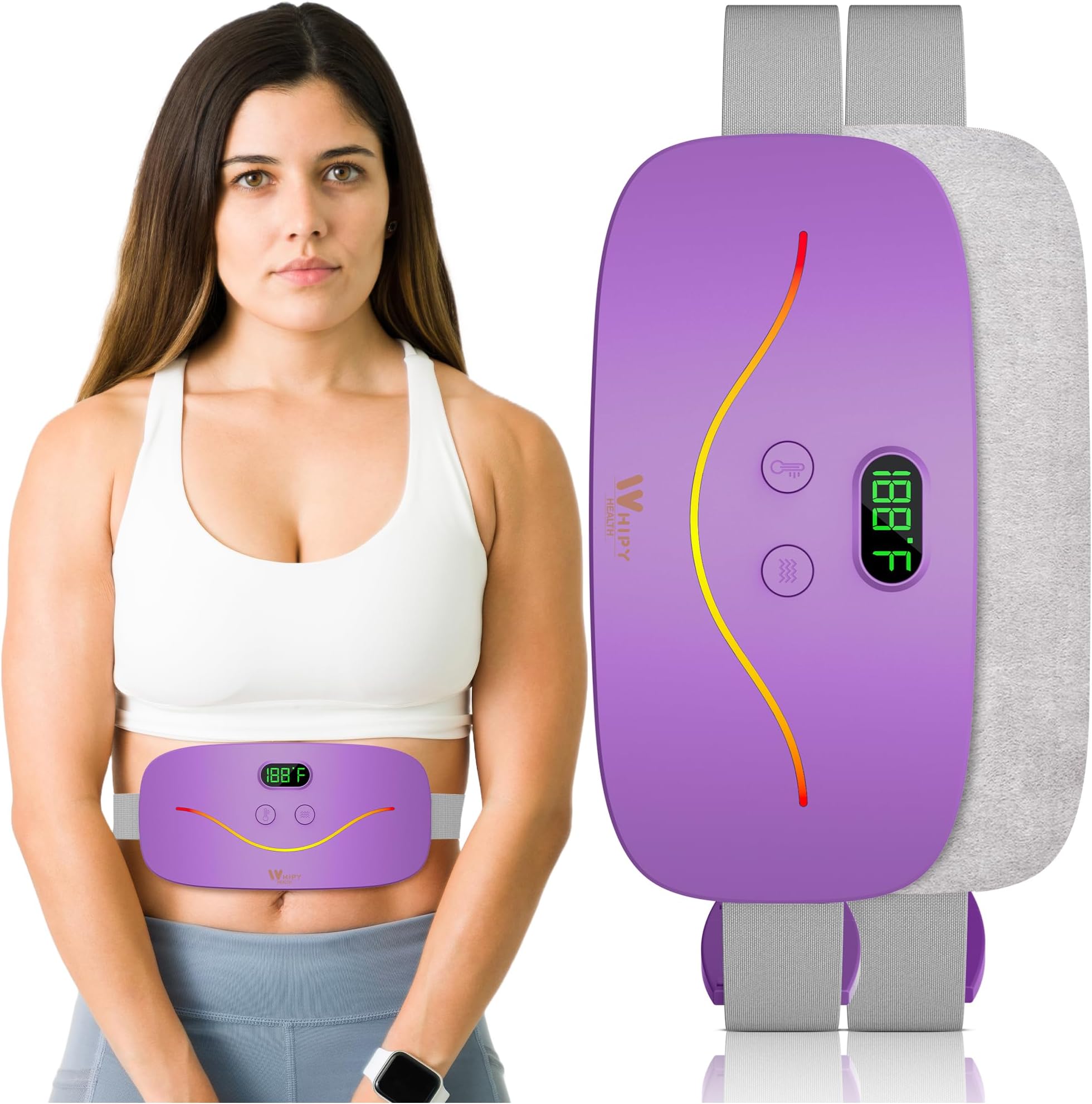 Amazon.com: Portable Cordless Heating Pad, NTC Intelligent Temperature ...