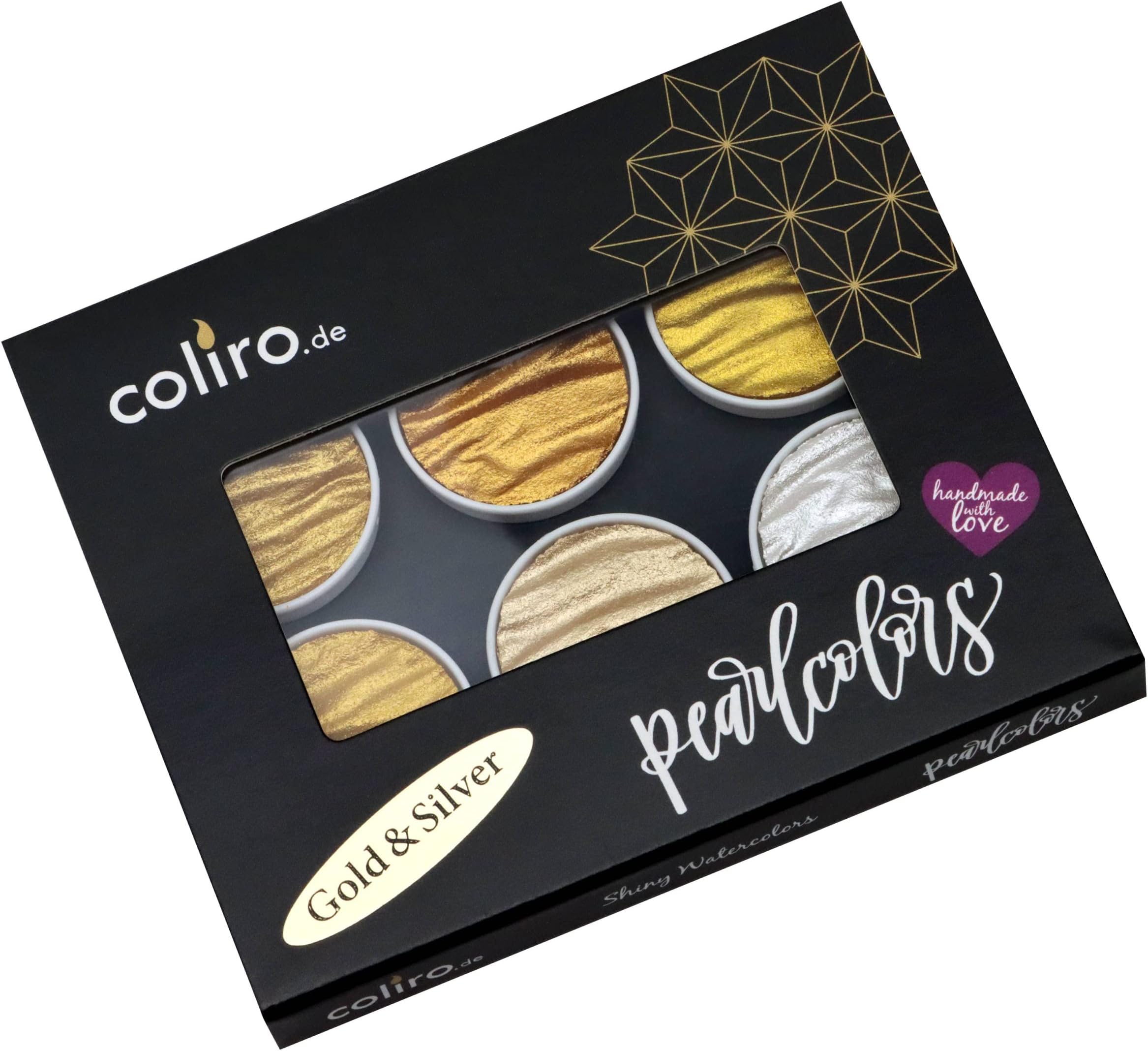 Amazon.com: Coliro Pearlcolor Paint Set Gold & Silver C600 - New 2023 ...