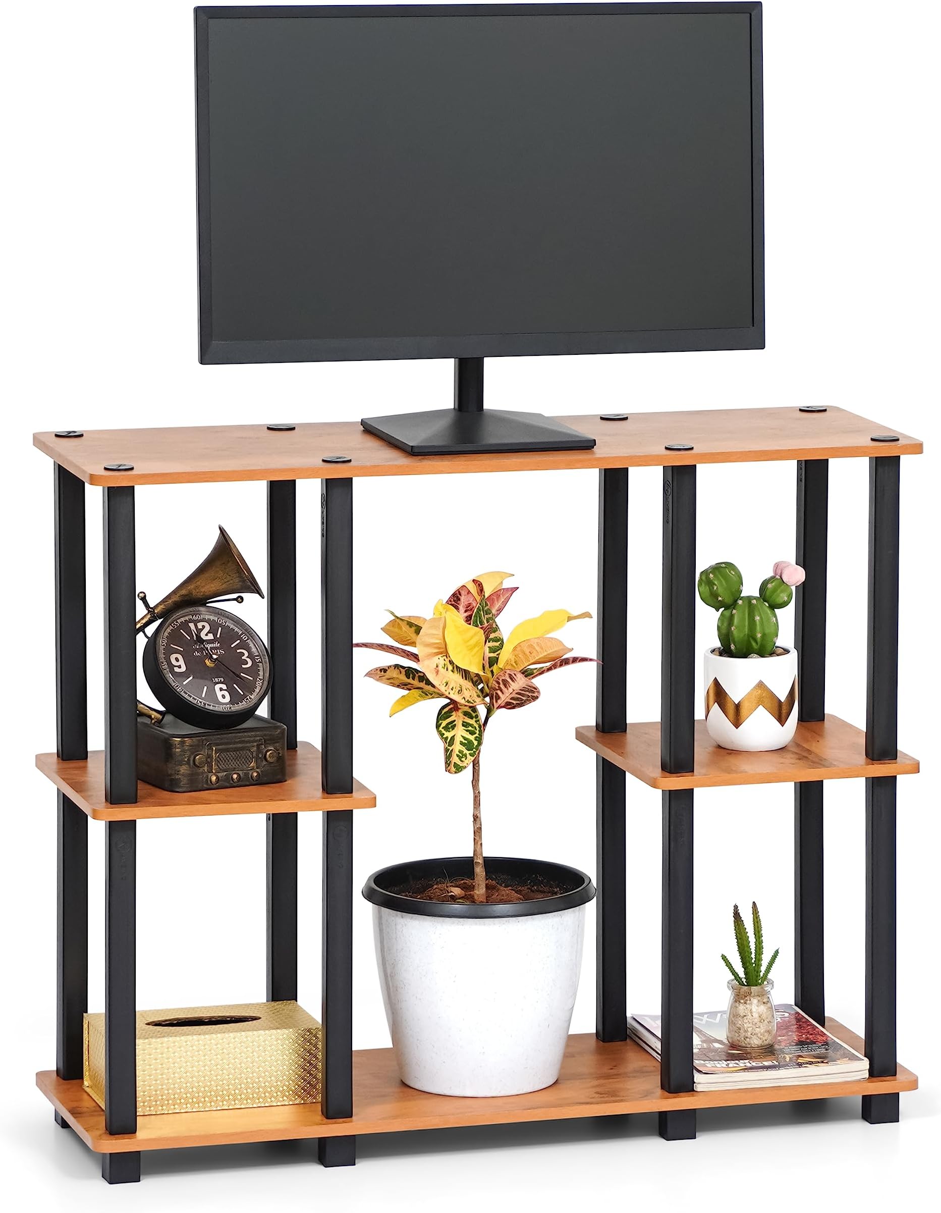 UZ; METAL STORE Engineered Wood Rectangular Shape TV Entertainment Unit ...