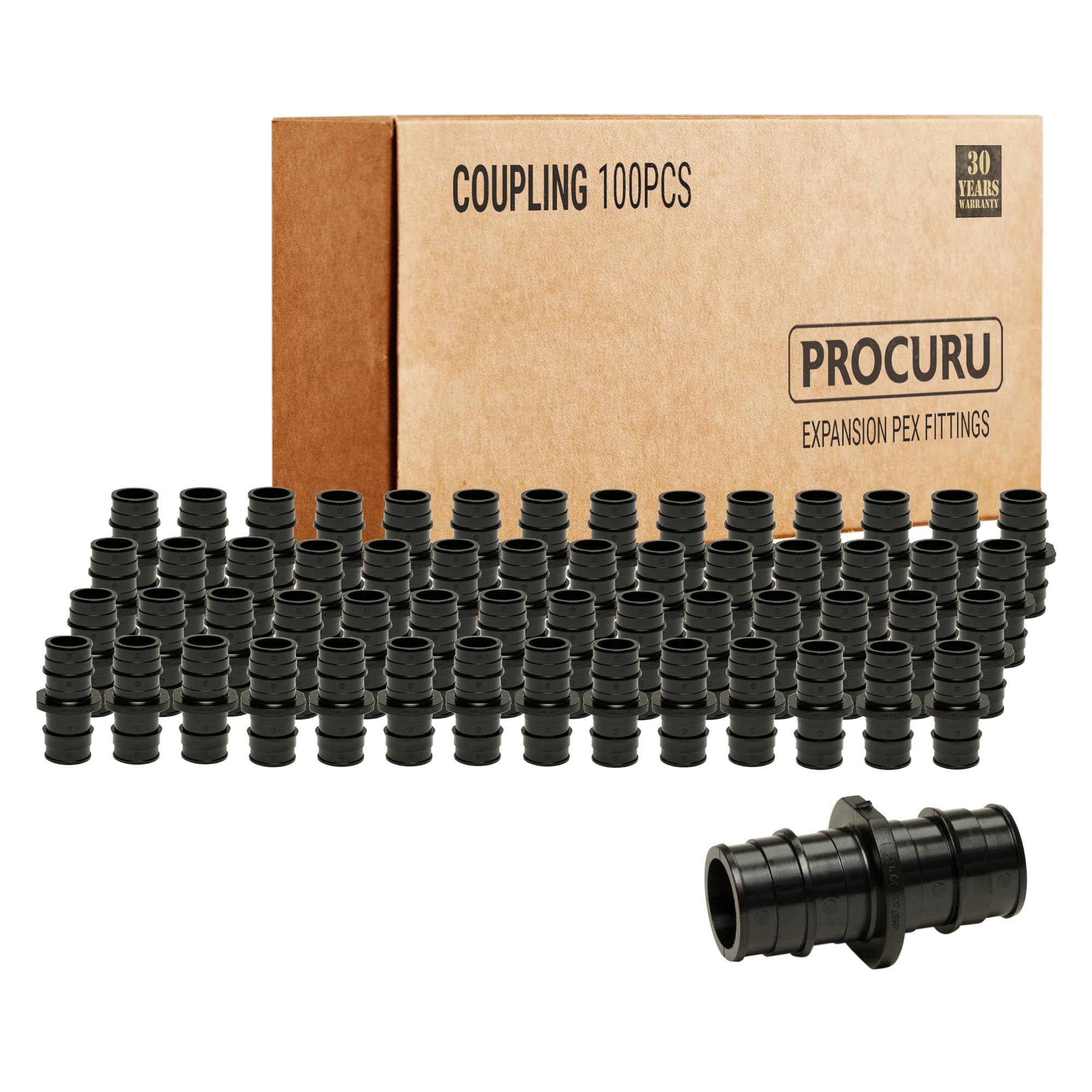 Snapklik.com : 100-Pack PROCURU 1/2-Inch Coupling