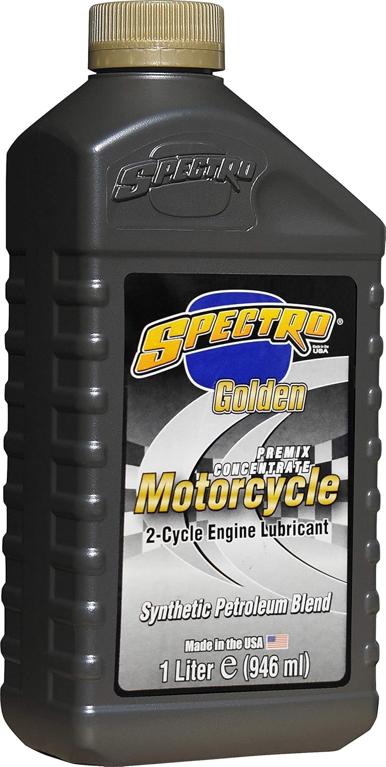 Amazon | Spectro L GSMC Golden Spectro 2サイクルオイル合成ブレンドPremix, 1 Liter L ...