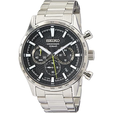 Seiko Analog Black Dial Men's Watch-SSB413P1 : Amazon.in: Fashion