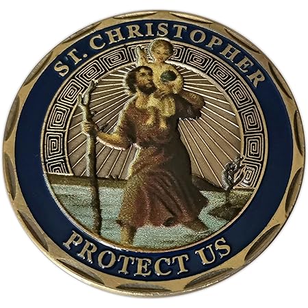 Eillwin St.Christopher Patron Saint Of Travelers Commemorative ...